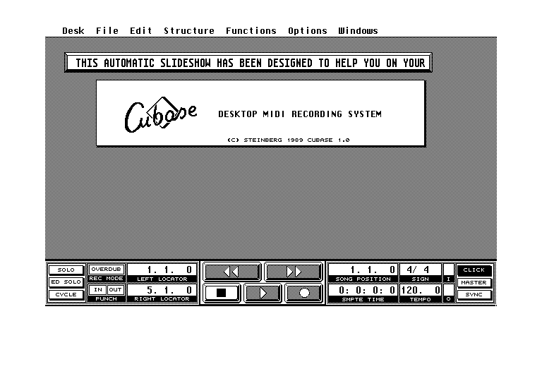 Cubase Tutorial Disk (1989)(Steinberg) - ROMs Atari ST - Atari ST ...